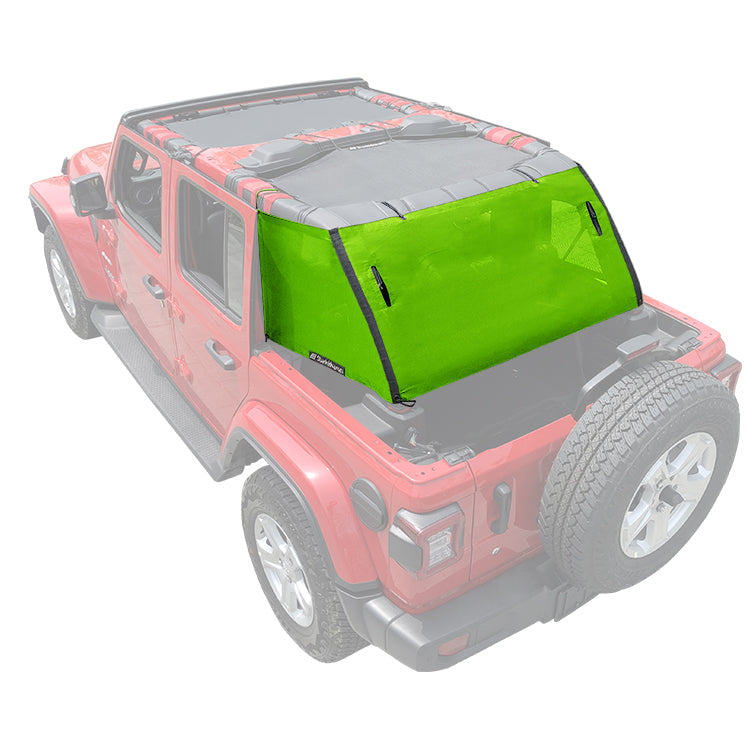 Shadeidea Jeep Wrangler JL Sun Shade JLU 4 Door Sunshade Mesh Screen T